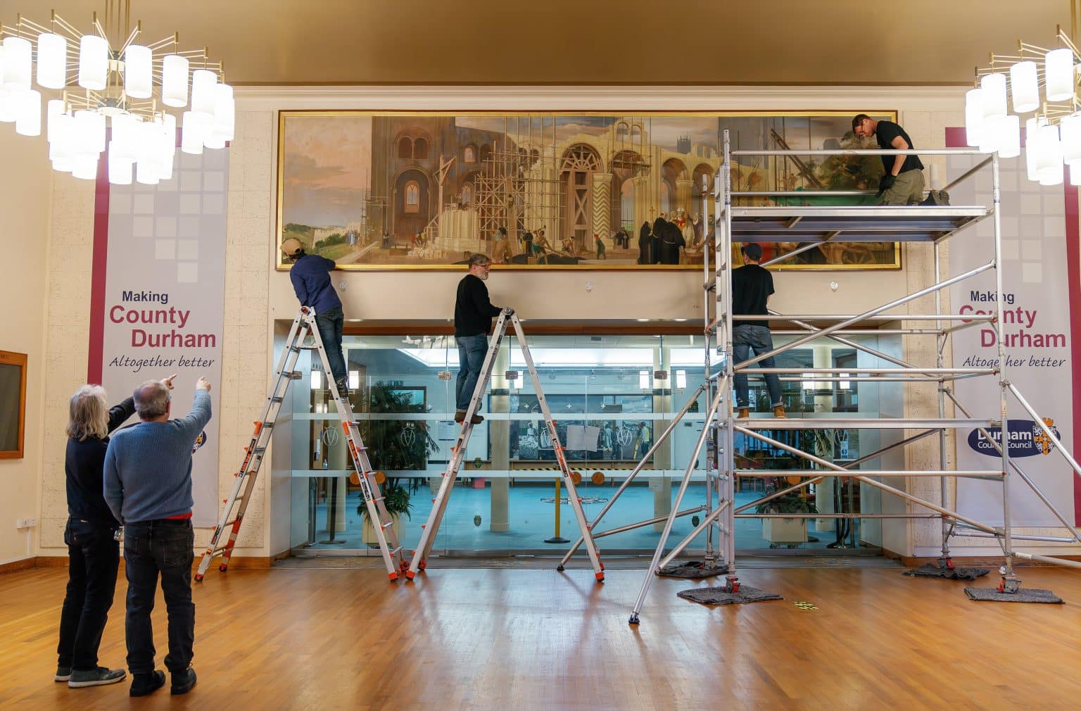 New home for historic Durham Cathedral painting - Ushaw: Historic House ...